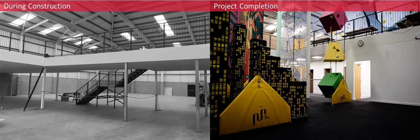 Rockstar Climbing Ltd Install Mezzanine Floor | Swindon | Hi-Level
