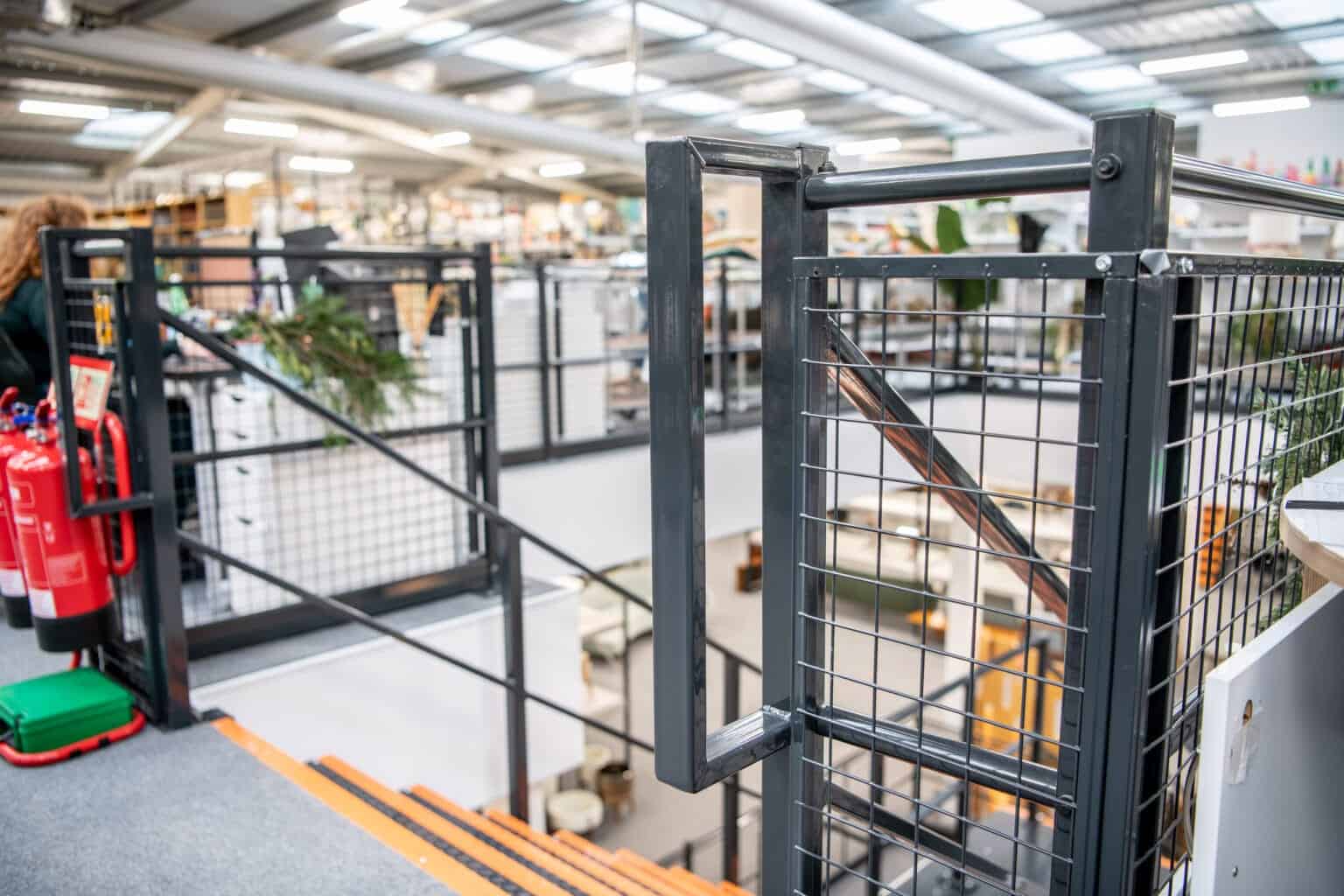 Mezzanine Handrails | Edge Protection for Mezzanines | Hi-Level